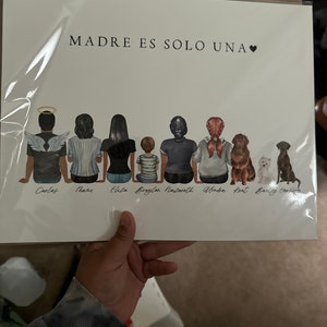 Personalized Wall Art, Mom Gift From Daughter, Custom Mother Son Print ...