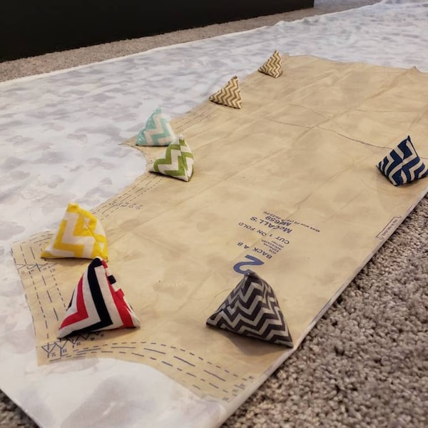 Pattern Weights Triangle Fabric Weights - Etsy