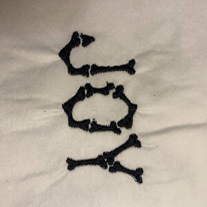 Fill Stitch Harriet Font Alphabet Playful Kids Baby Monogram Name ...