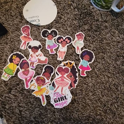 Inspirational Stickers African American Black Girl Magic Stickers ...