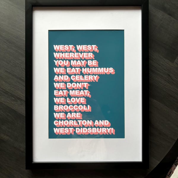 Custom Text Print - Create Your Own Wall Art - Your Text or Quote Here ...