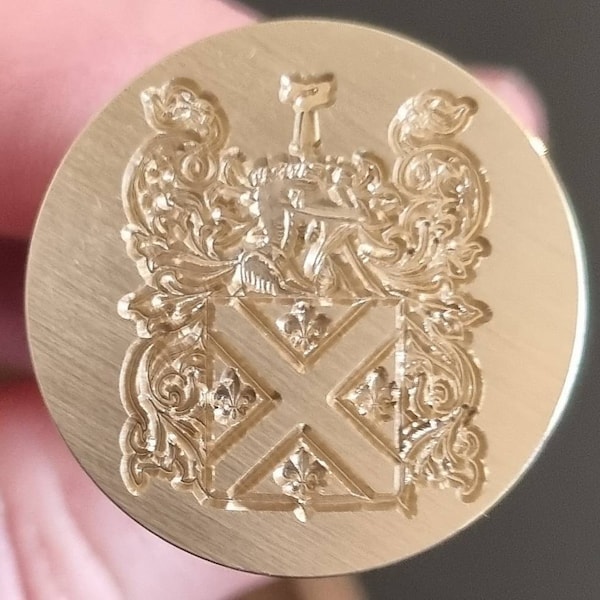 Custom Initial Logo Wax Seal Stamp Set for Wedding Invitation ...