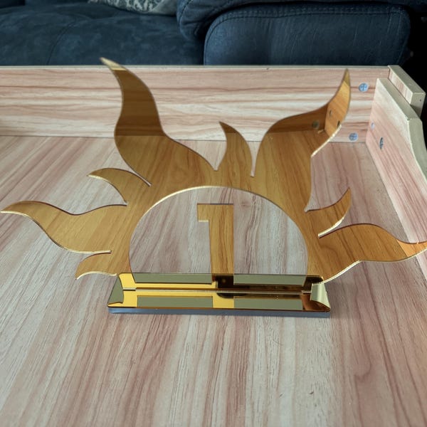 Tangled Sun Table Numbers With Stand, Quinceanera, Princess Party ...