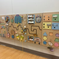 Móveis montessori painel de parede sensorial interativo para crianças ...