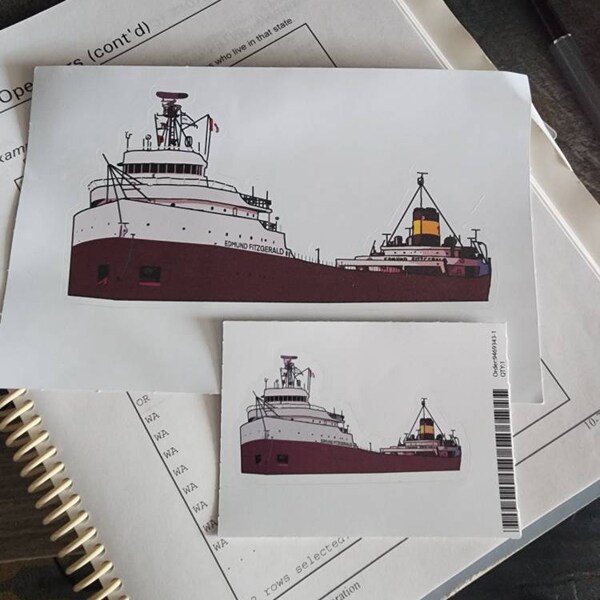 Edmund Fitzgerald T-shirt - Etsy