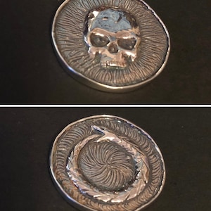 Death/rebirth Decision-making Coin - Etsy