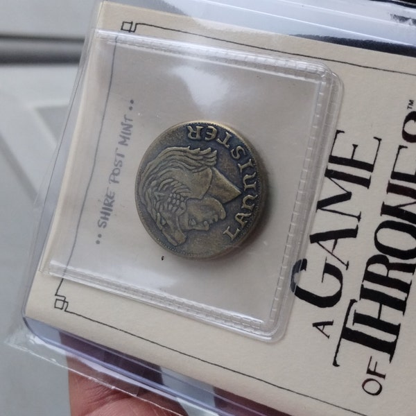 Loreon Lannister Golden Lion Coin - Officially Licensed ASOIAF ...
