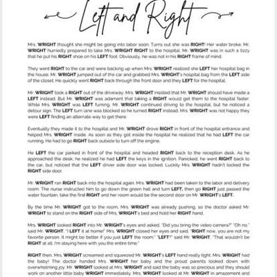 Left Right Game, Right Left Bridal Shower Game, Pass the Prize Bridal ...