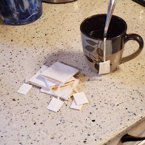 Reusable Tea Bags Unbleached Organic Cotton - Etsy