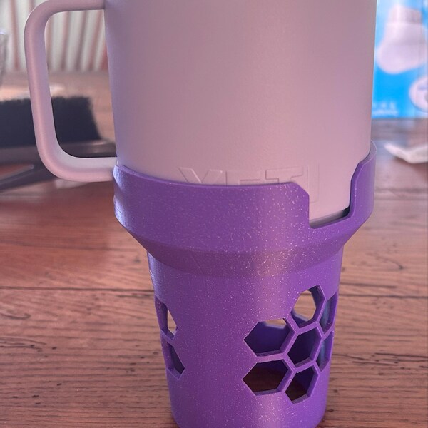 Hex Cupholder Adapter for 14oz Coffee Mug - Fits Yeti, Ozark Trail, and ...