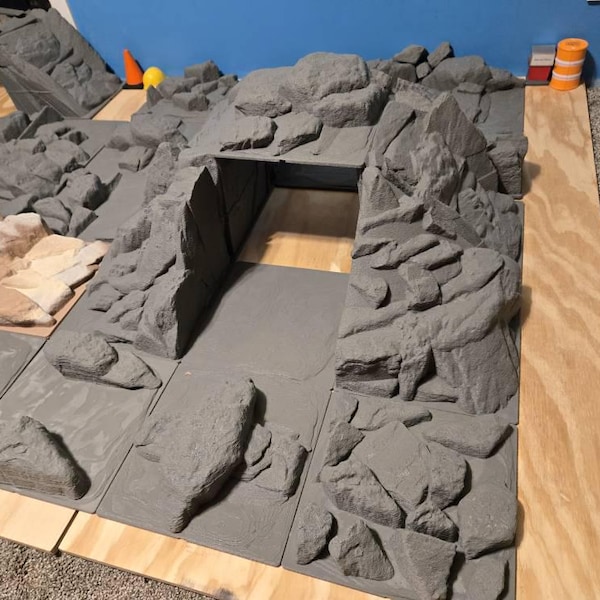 3D Printed RC Crawler Build Your Own Crag Course Components for 1/18th ...