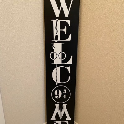 Wizard Inspired Welcome Sign SVG Please Read Description - Etsy Canada