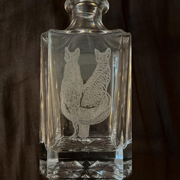 Personalized Photo Engraved Etched Whiskey Glass Whiskey Gift for Dad ...