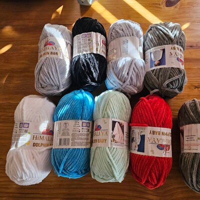 Alize Puffy Fine Soft Yarn 100% Micro Polyester Baby Yarn Loop Blanket ...