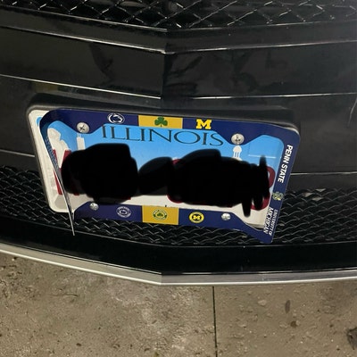 Customized House Divided License Plate Frame, Hockey Team Car License ...