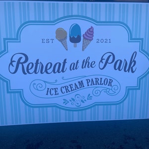 Printable Ice Cream Parlor Sticker Ice Cream Tub Label - Etsy