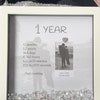 Personalised First Anniversary Frame. 1 Year Anniversary Gift. First ...