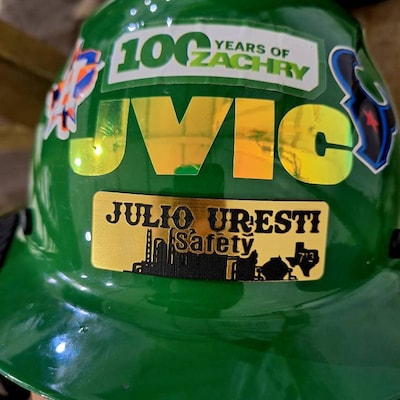 Hard Hat Name Tag Custom Personalized Hard Hat Name Plate - Etsy