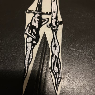 Bone Goth Patch Embroidered Iron on Patch - Etsy