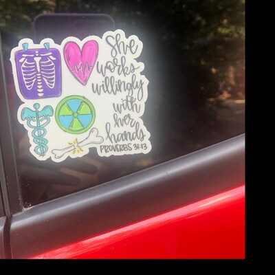 X-ray Tech Sticker Radiologic Technologist Laptop Sticker Sticker ...