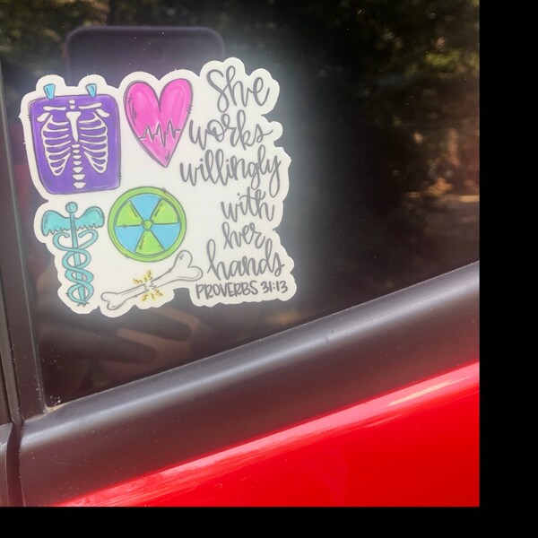 X-ray Tech Sticker | Radiologic Technologist | Laptop Sticker | Sticker ...