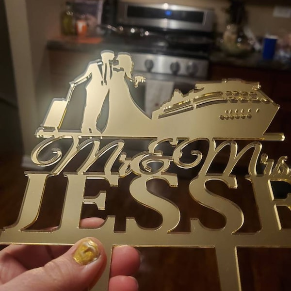 Personalized Tree Cake Topper With Kids, Family Topper With Tree ...