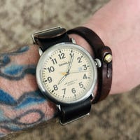 USA Handmade Horween NBA Basketball Leather NATO Watch Strap Full Grain ...