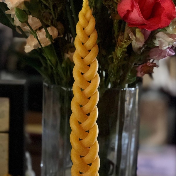 Beeswax Hanukkah Menorah Candle - Hanukkah Candles - Jewish Holiday ...
