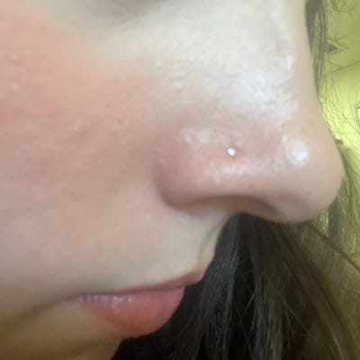 22g 20g 18g TINY Silver Nose Stud, Micro Nose Stud, Silver Nose Stud ...