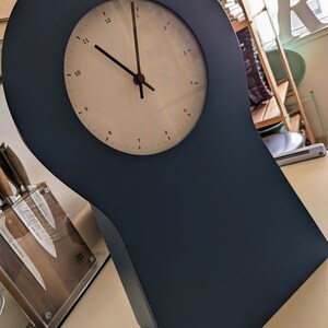 80s Retro Phillips HF Quartz Wall Clock, Made in West Germany. Dark ...