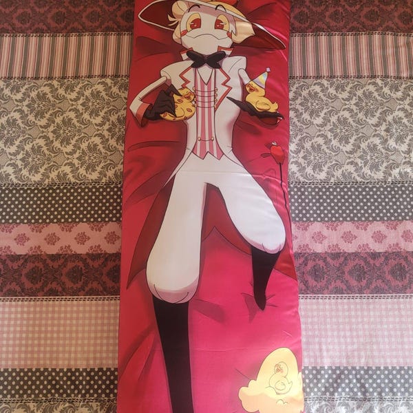 Hazbin Hotel Lucifer Dakimakura. Soft Body Pillowcase, 2 Side Different ...