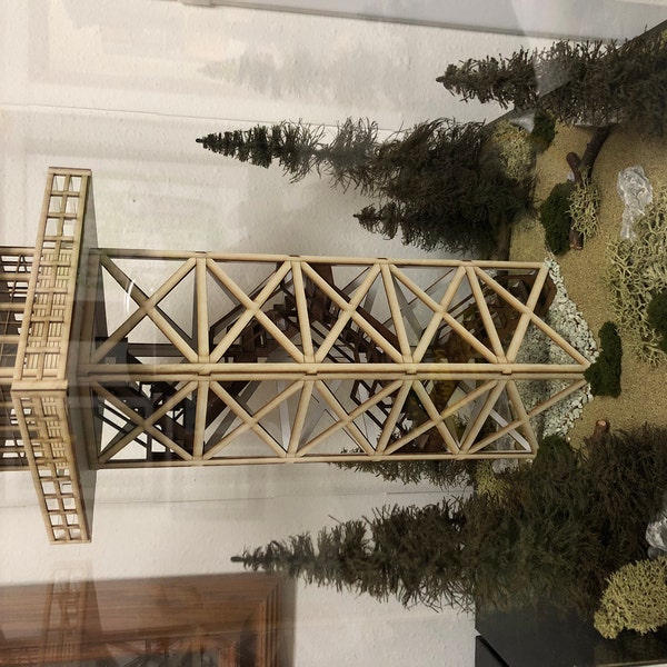 7" Model Blue Spruce Pine Tree - Etsy