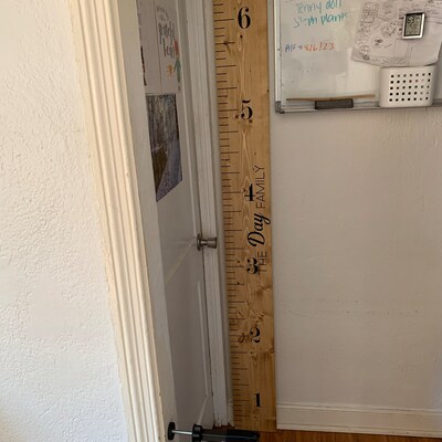 Wooden Family Ruler, Growth Chart, Kids Height Stick, Custom - Etsy