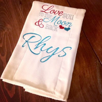 Love You to the Moon and Back Valentine. Instant Download Machine ...