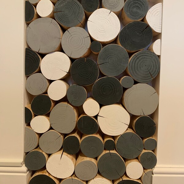 Decorative Logs REVOLUTION Colour Mix for Interior Display - Grey ...