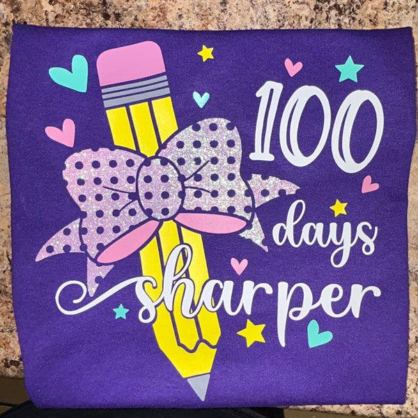 100 Days Sharper SVG, 100 Days of School SVG, 100th Day of School Svg ...