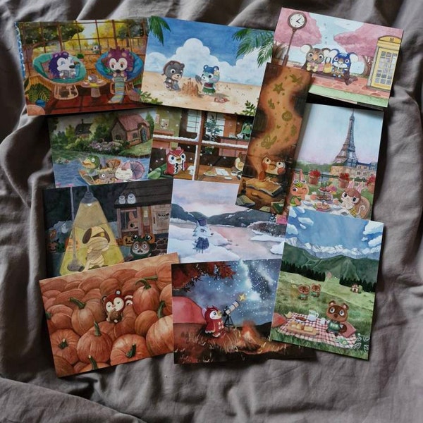 Foiled Bookmarks - Flick - Celeste - Pascal - Blathers - Animal ...