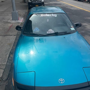 Financial Mistake Window Decal Windshield Banner Car Sticker Custom Car ...