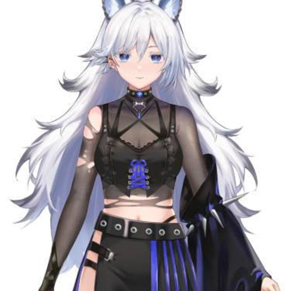 Male Vtuber Model ORIGINAL DATA + PSD | 8 Expressions, Glasses, Hair ...