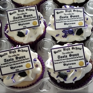 Edible Graduation Cake Topper - Etsy