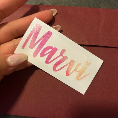 Happy Font Layered Decal, Vinyl Stickers for Tumblers, Water Bottles ...