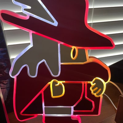 WASD Keys Edge Lit LED Sign Neon Like LED Arcade - Etsy