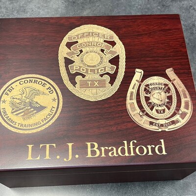 Police Department Personalized Cigar Humidor Box - Etsy