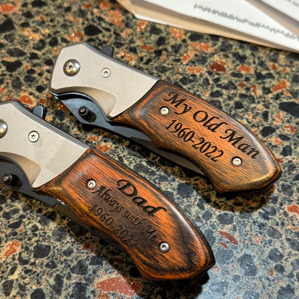 Custom Engraved Cremation Keepsake Knife. HIGH QUALITY & Free Priority ...