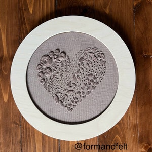 Wood Embroidery Disk spring Flowers Perforated Disk Pattern for ...