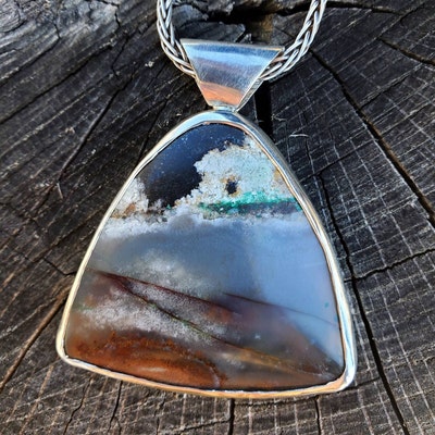 PLUME Agate Saganite Pairs White Copper - Etsy