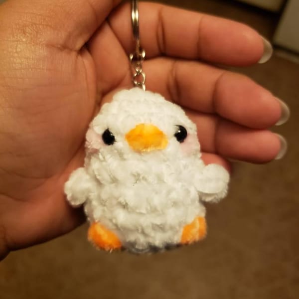 Crochet Duck Keychains - Etsy