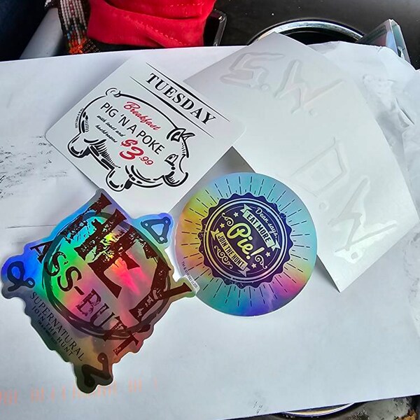 Supernatural Sam and Dean Winchester Initials Vinyl Car Window Decal - Etsy