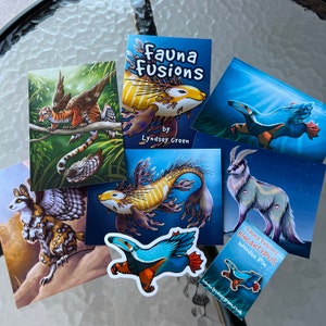 The Tiny Book of Tiny Animals Mini Concertina Zine With - Etsy