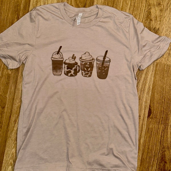 Cows and Coffee PNG, Iced Coffee Latte Cheetah Cowboy Cowgirl Farmer ...